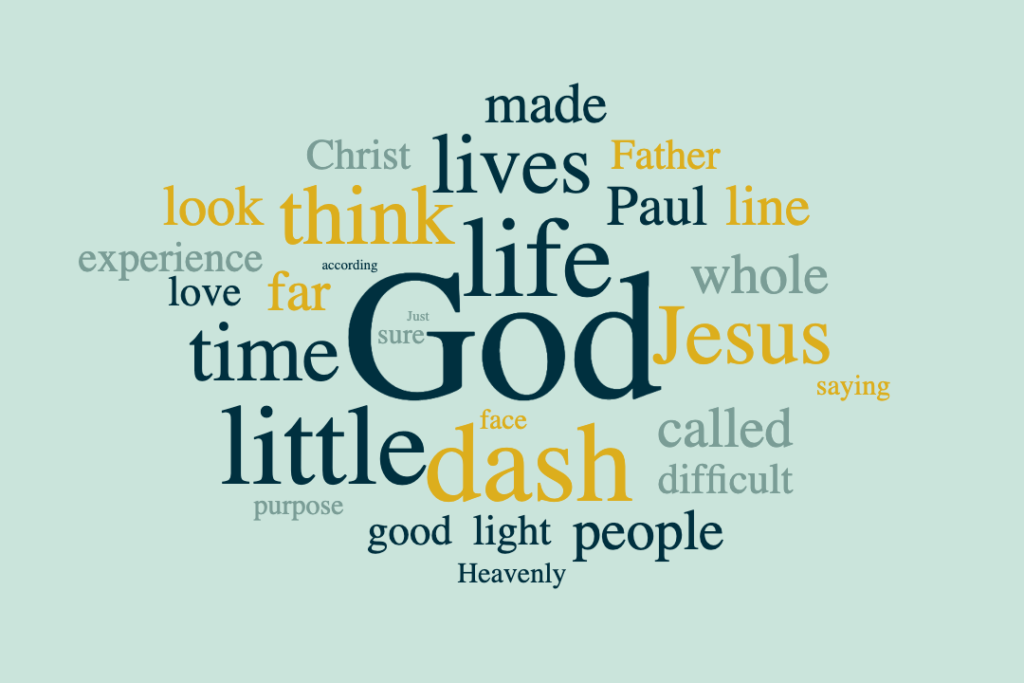 Life is a Dash - ScriptureScribe Christadelphian Audio Talks