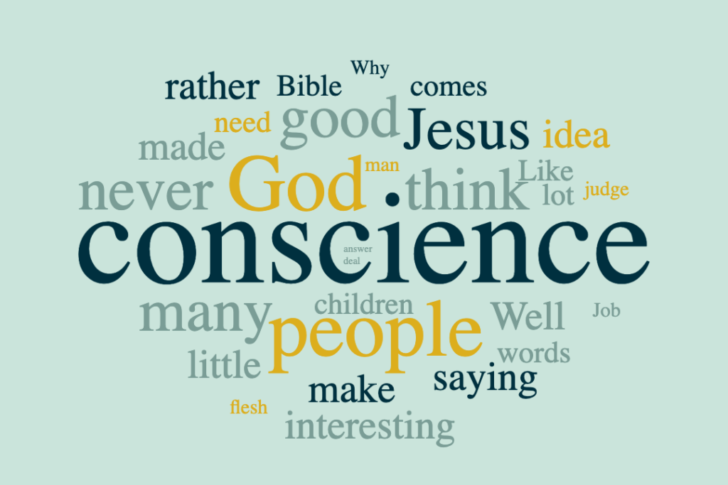 Application of Conscience - ScriptureScribe Christadelphian Audio Talks