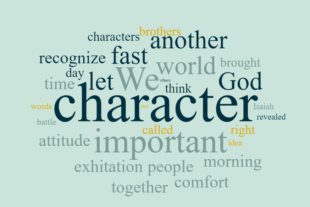 The Word of Exhortation - ScriptureScribe Christadelphian Audio Talks