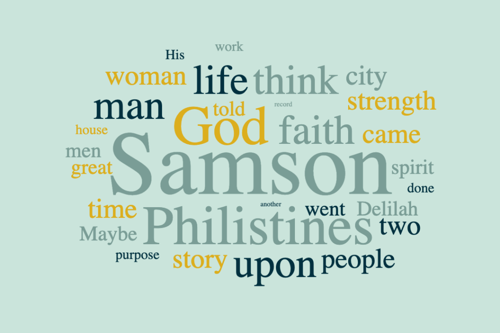 Samson - So Many Questions - ScriptureScribe Christadelphian Audio Talks