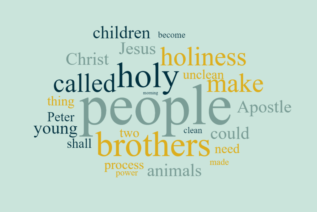 Be Ye Holy for I am Holy - ScriptureScribe Christadelphian Audio Talks