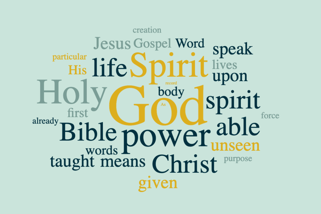 The Holy Spirit, God’s Power - ScriptureScribe Christadelphian Audio Talks