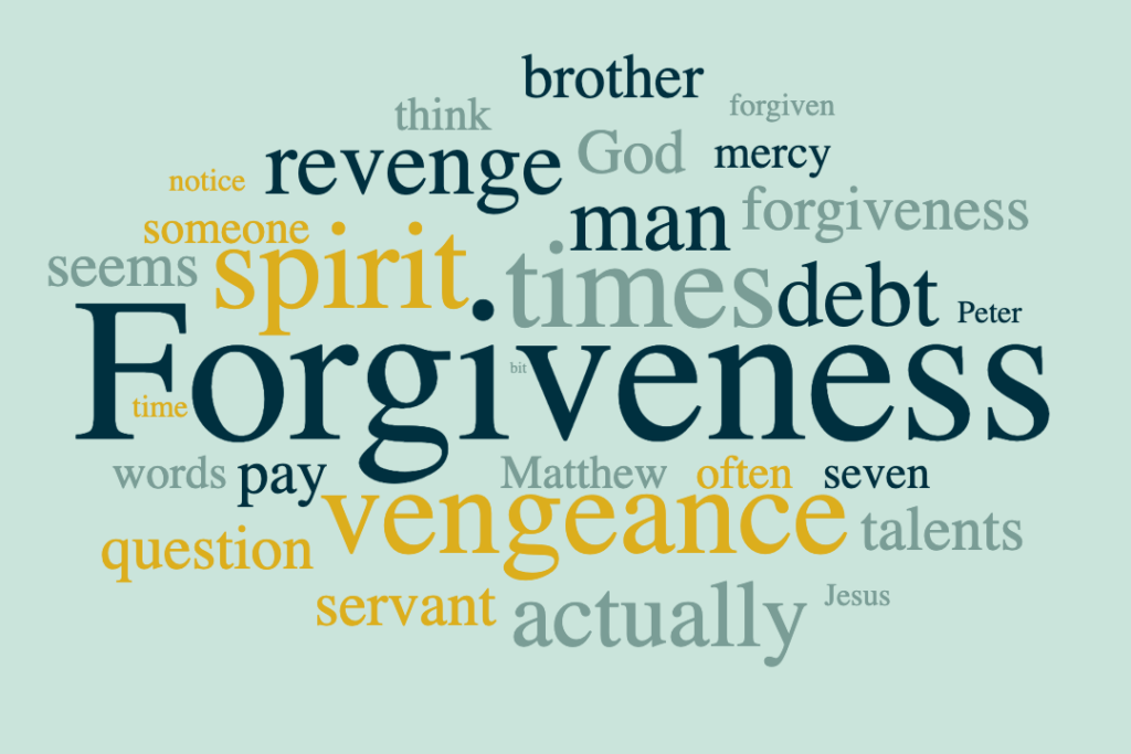 Encounters with Jesus - Vengeance and Forgiveness - ScriptureScribe ...