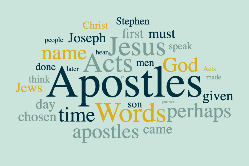 The Apostles - Their Acts and Their Words - ScriptureScribe ...