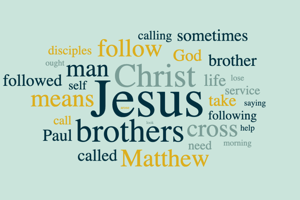 Take Up Your Cross and Follow Me - ScriptureScribe Christadelphian ...