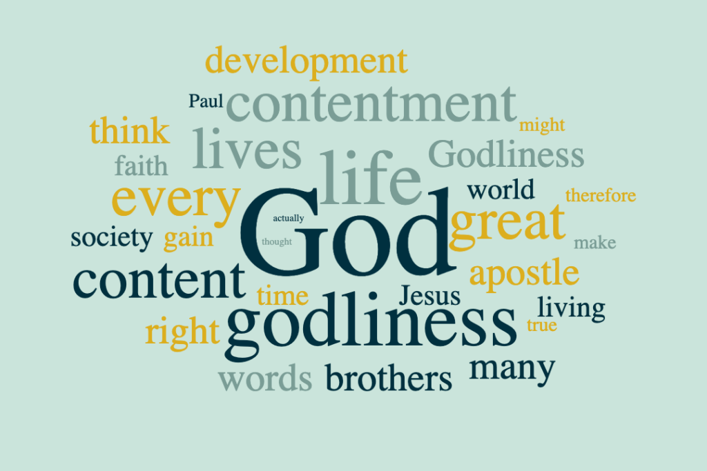 Godliness with Contentment - ScriptureScribe Christadelphian Audio Talks