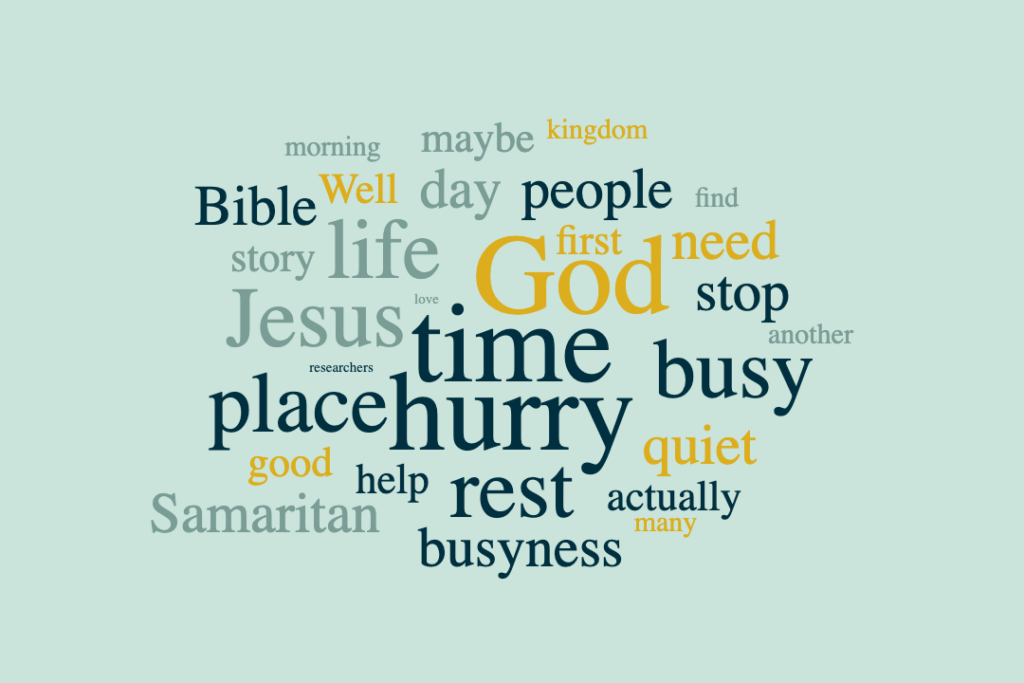 Busy - ScriptureScribe Christadelphian Audio Talks