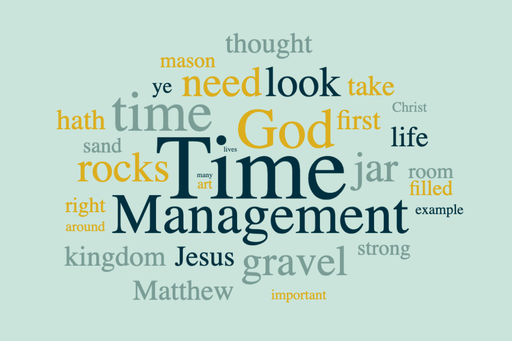 Time Management - ScriptureScribe Christadelphian Audio Talks