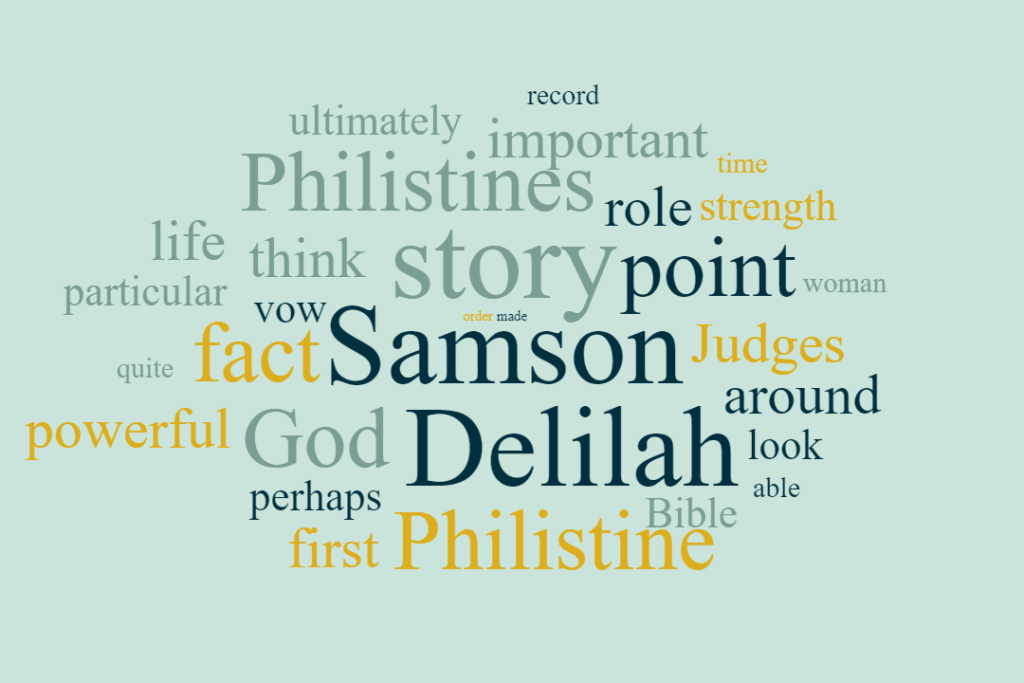 Delilah - ScriptureScribe Christadelphian Audio Talks
