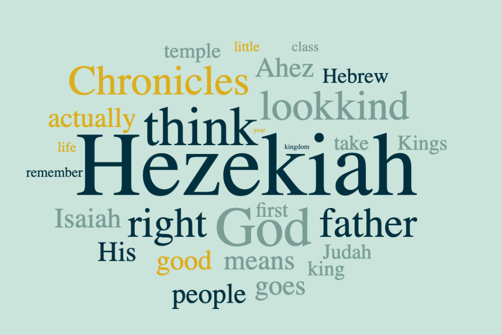 Hezekiah Faith to Overcome - ScriptureScribe Christadelphian Audio Talks