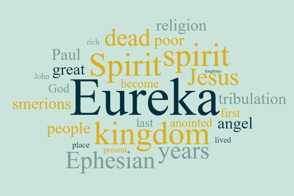 Eureka Volume 1 - ScriptureScribe Christadelphian Audio Talks